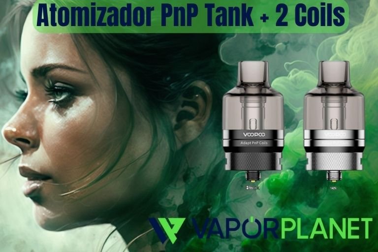 Atomizador PnP Tank + 2 Coils (pin 510 imantado) - Voopoo 】🏅 ...